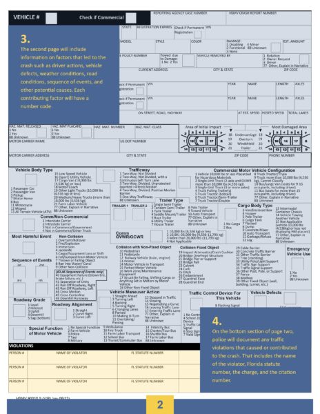 Reading Your Florida Car Accident Report | Law Offices of Brent C ...